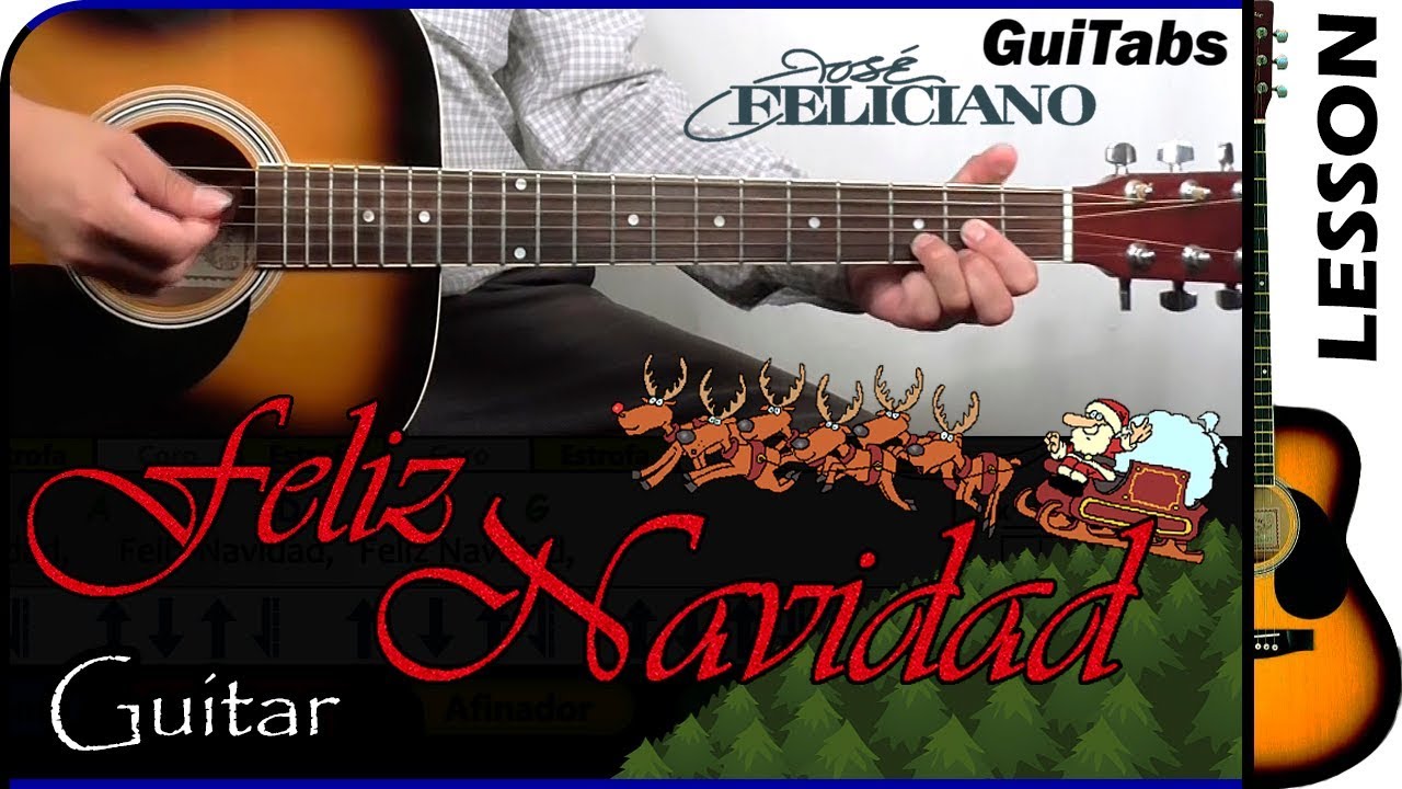 How To Play Feliz Navidad 🎄 José Feliciano Guitar Lesson 🎸