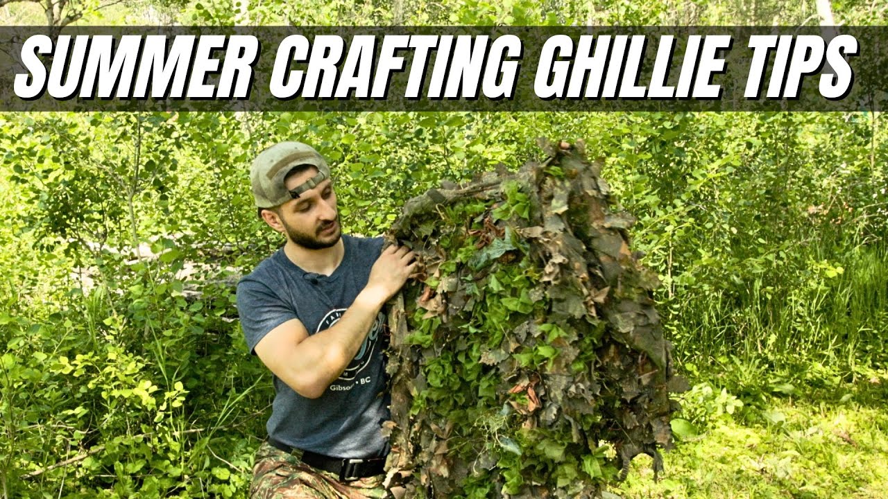 Summer Ghillie Crafting Tutorial - Using Adaptive Ghillie Mesh - YouTube