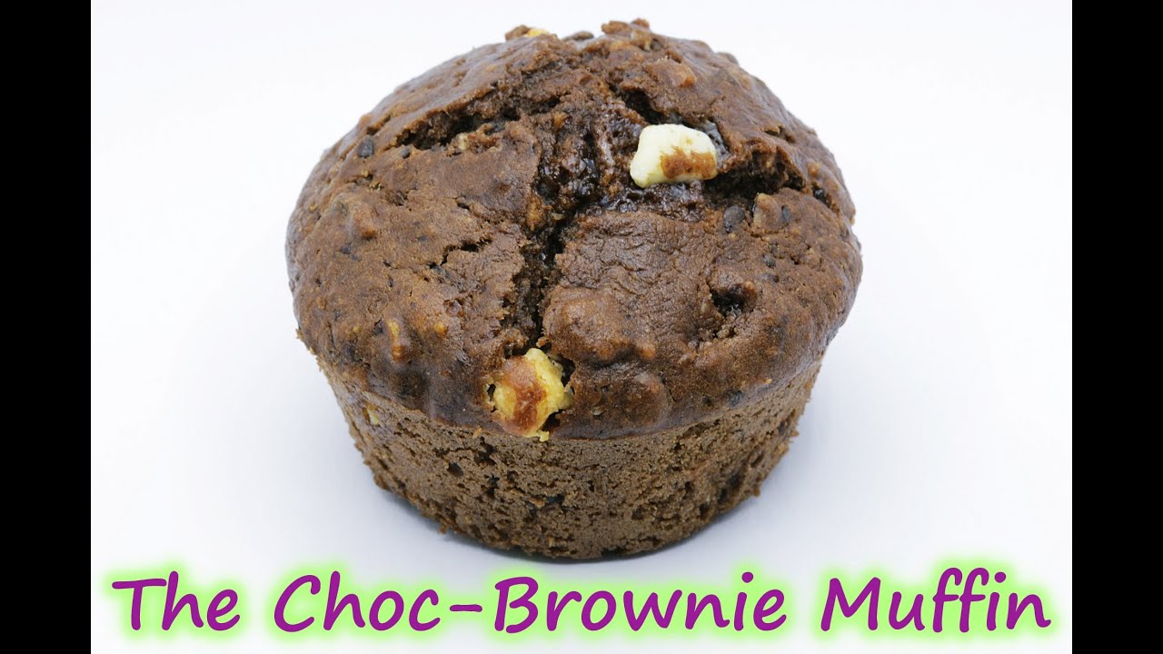 The Choc-Brownie Muffin...with a little kick! - YouTube