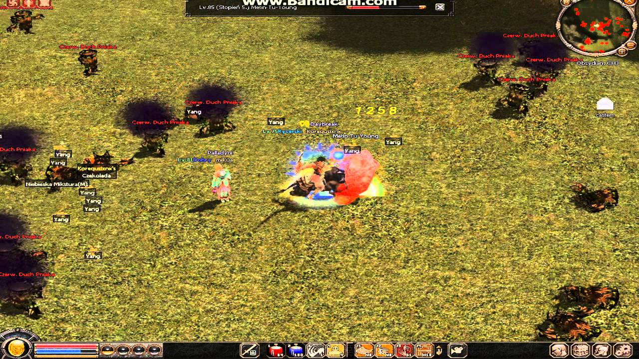 Metin2.pl Ninja Dagger 75lv vs Metiny Tu-Young 85 Czerwona Groza - YouTube