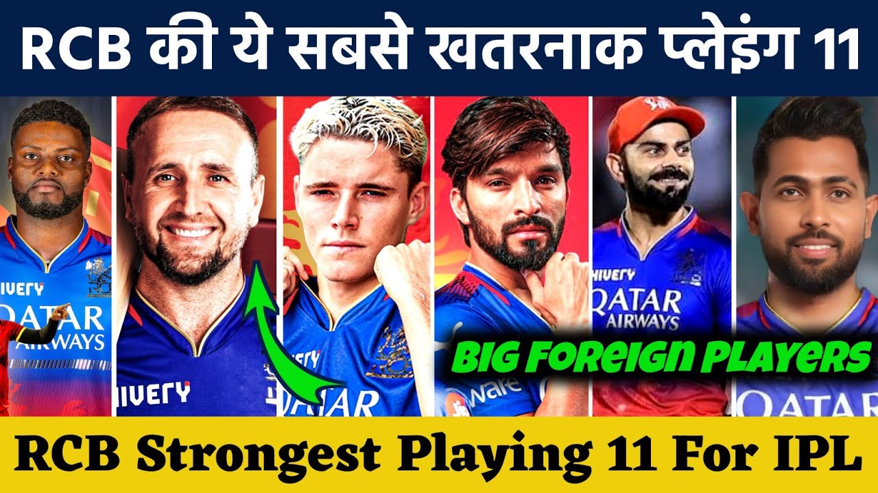 IPL 2025 RCB Playing 11 | Full Squad Analysis | Virat Kohli | Royal ...