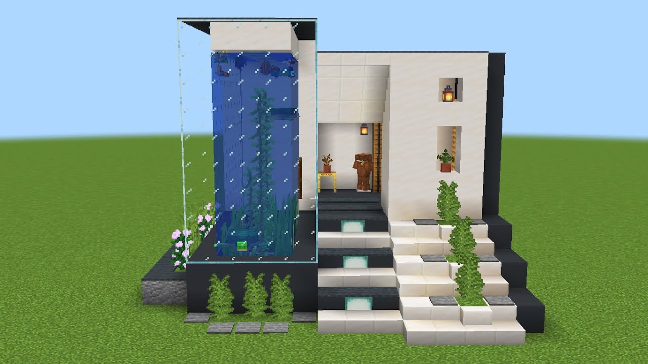 Minecraft | How To Build an Aquarium House Like #SheepGG || MINECRAFT ...