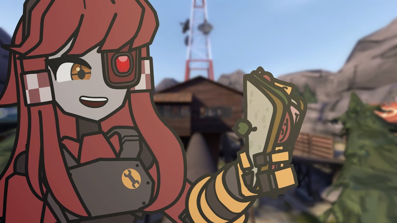 Mimi Eats a Sandvitch at the Watchtower | TF2 Animation - YouTube
