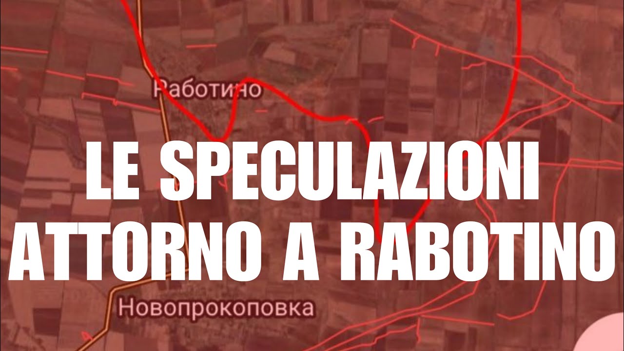 Le speculazioni attorno a Rabotino. - YouTube