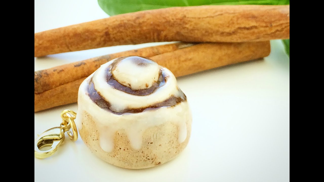 How to Make a Cinnamon Roll Polymer Clay Planner Charm: DIY for Happy ...