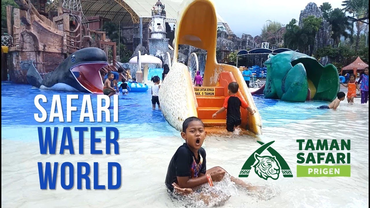 BERENANG DI SAFARI WATER WORLD TAMAN SAFARI INDONESIA II PRIGEN ...
