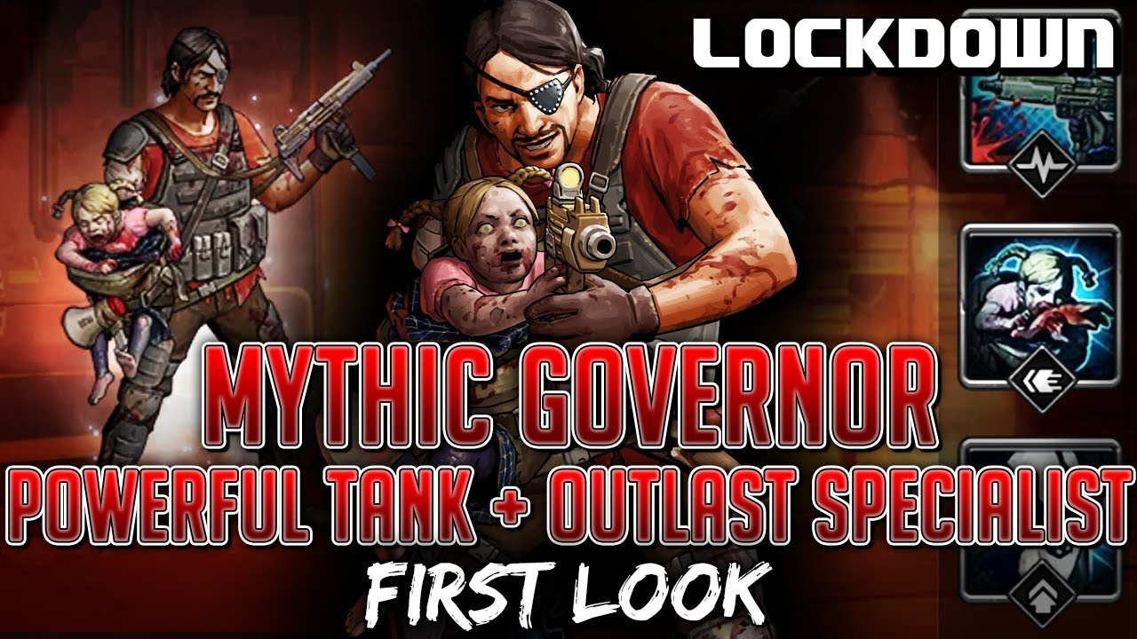 TWD RTS: Mythic Governor, Tanky + Outlast Specialist! Walking Dead ...