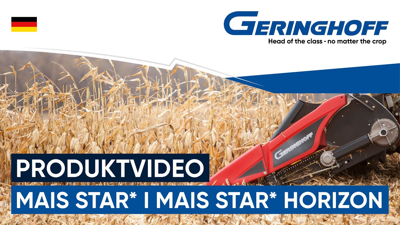Geringhoff Mais Star* I Mais Star* Horizon I Produktvideo I Deutsch ...
