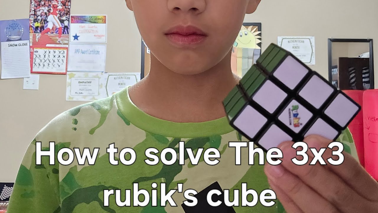 How To Solve The 3x3 Rubik's cube easy method - YouTube