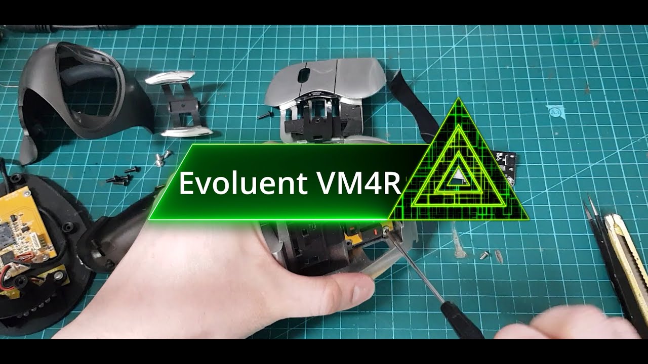 Evoluent ergonomics mouse VerticalMouse 4 VM4R Full teardown ...