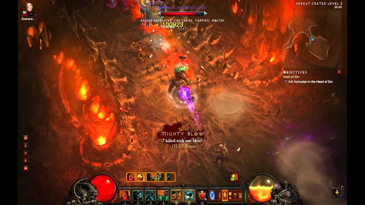 Diablo 3 Paragon leveling tips 50M xp/hr - WW barb(1.0.4) - YouTube