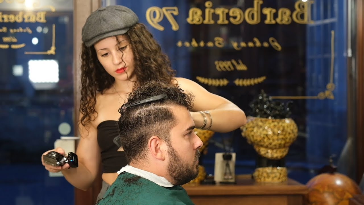 ASMR 💈 IRIS LADY BARBER “SICILIAN BARBERSHOP” - YouTube