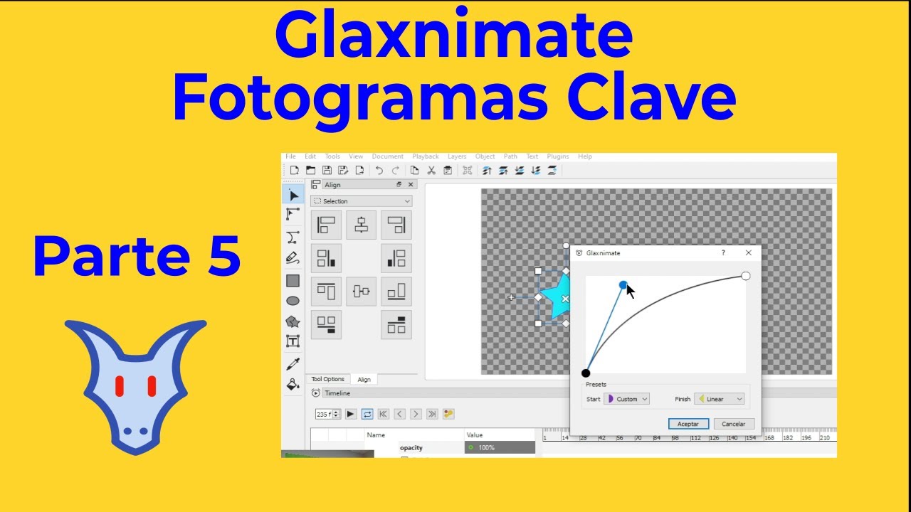 Fotogramas Clave en Glaxnimate - YouTube