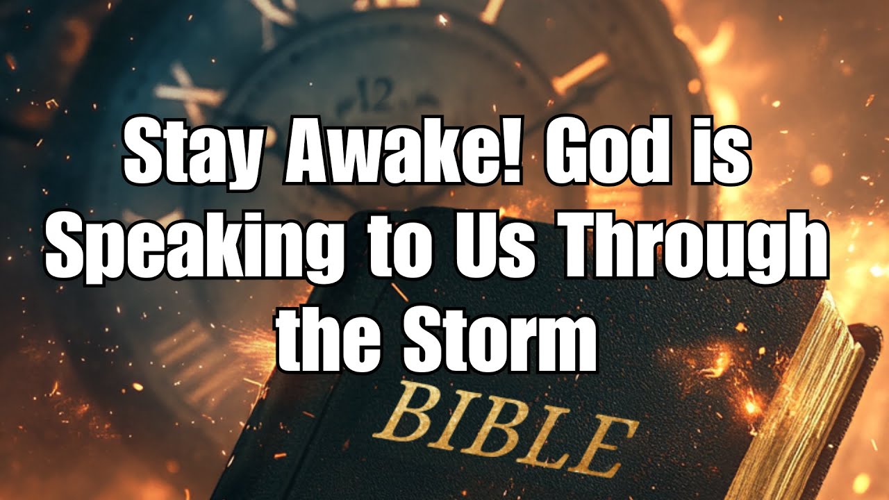 Stay Awake! God is Speaking to Us Through the Storm #Jesus #disater # ...