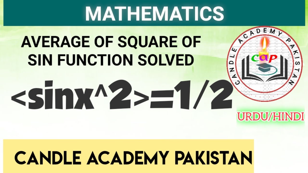 average of square of sin function | integration of sin square solved ...