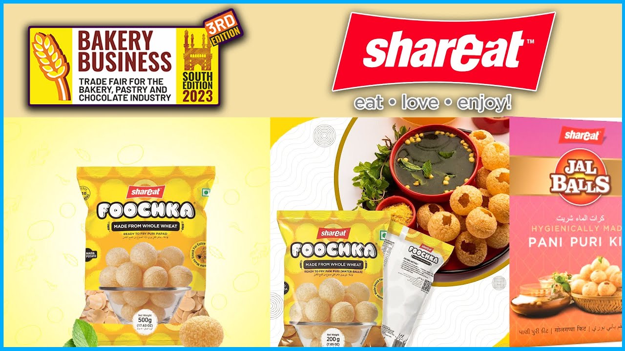 Pani Puri Packet | SharEat | Bakery Bussiness Fair 2023 - YouTube