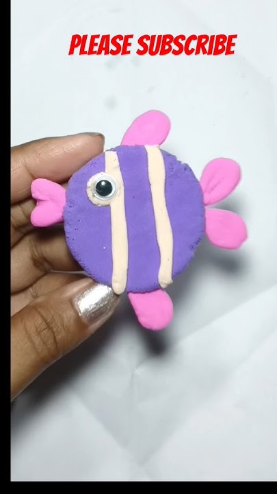 Cute Easy clay fish craft ideas step by step clay art #viralshots# ...