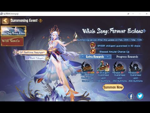 [Onmyoji Global - 6th Anniversary] Summon SP Senhime and try to get ...
