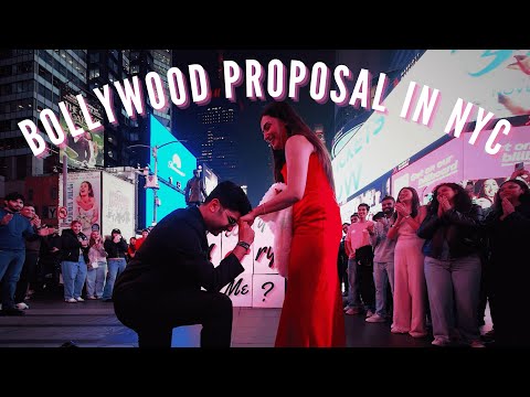Bollywood Proposal in NYC ❤️ (You Might Cry Watching This)