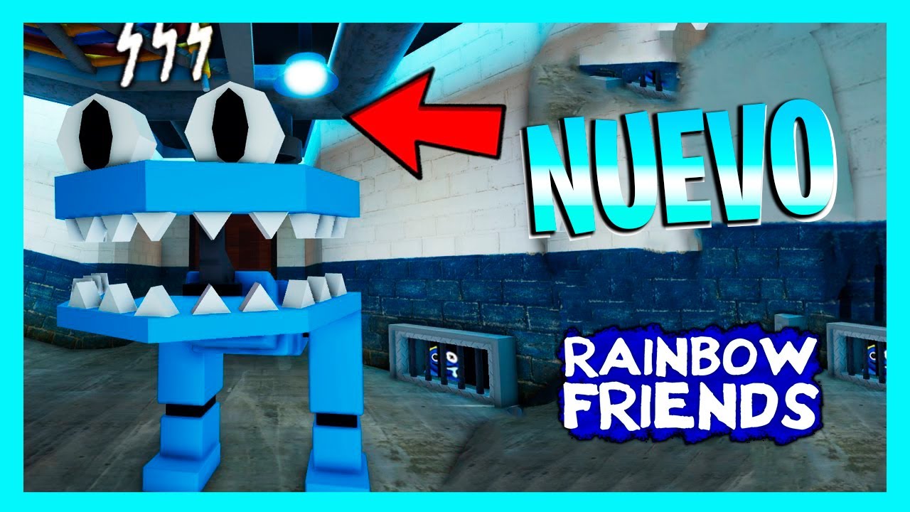 CYAN ANIMATRÓNICO APARECE en Rainbow Friends 2! Nueva Actualización ...