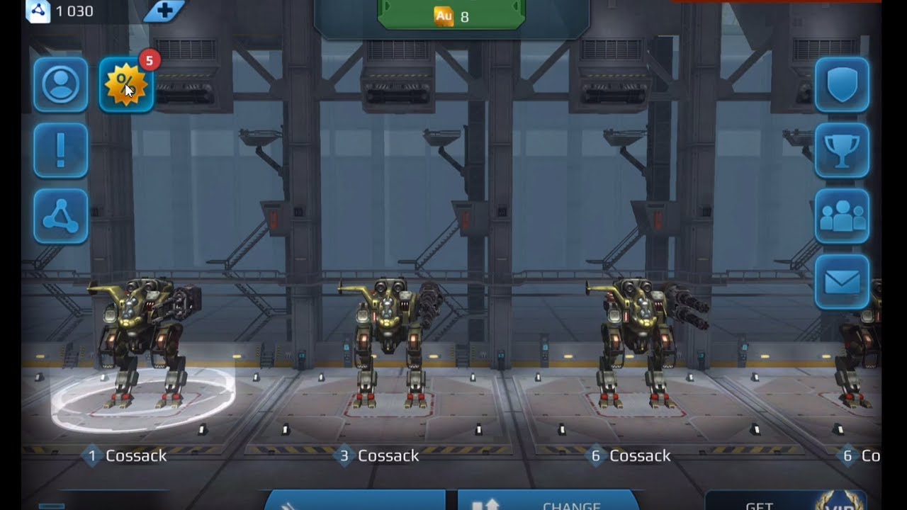 War Robots 2017 - All 4 Cossacks in Battles - YouTube