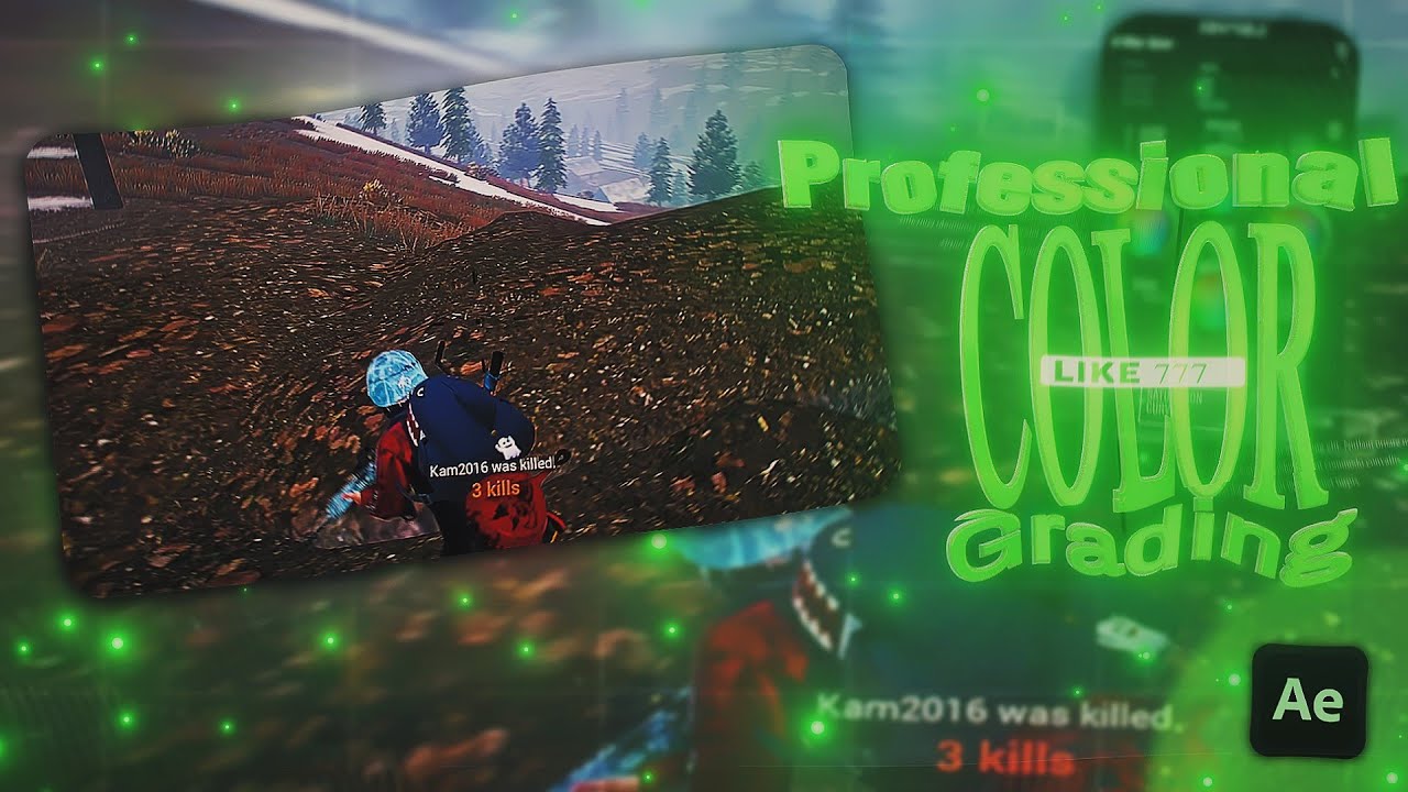 Professional Color Grading For Bgmi Edits Like @777yt | After Effects ...