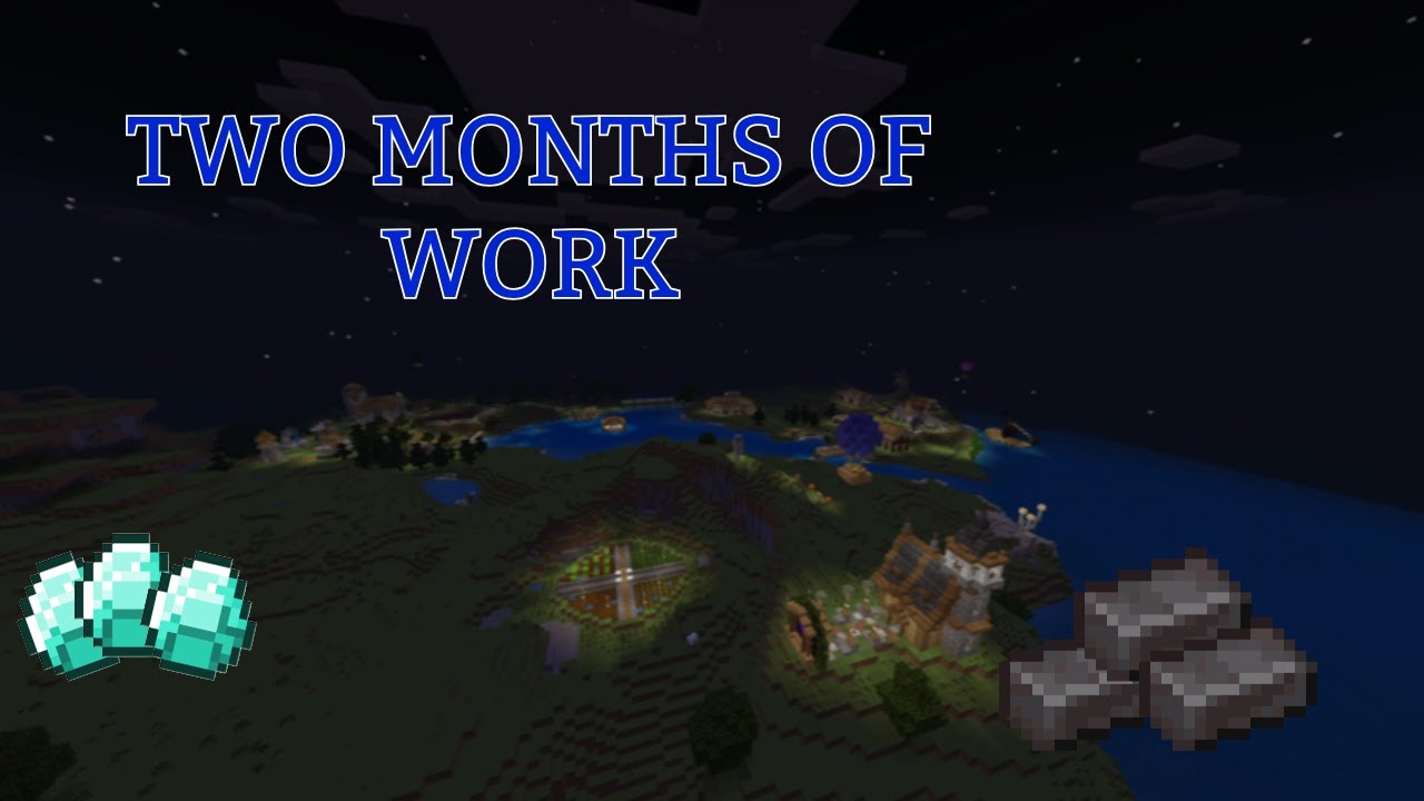 Showing a 2 month old Minecraft realm - YouTube