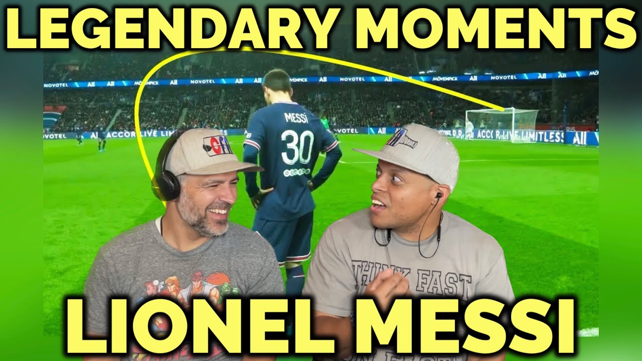 Legendary Moments from Lionel Messi REACTION - YouTube
