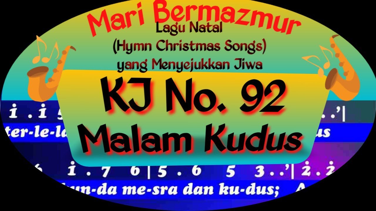 MARI BERMAZMUR || KJ No. 92 || MALAM KUDUS || #kidungjemaat - YouTube