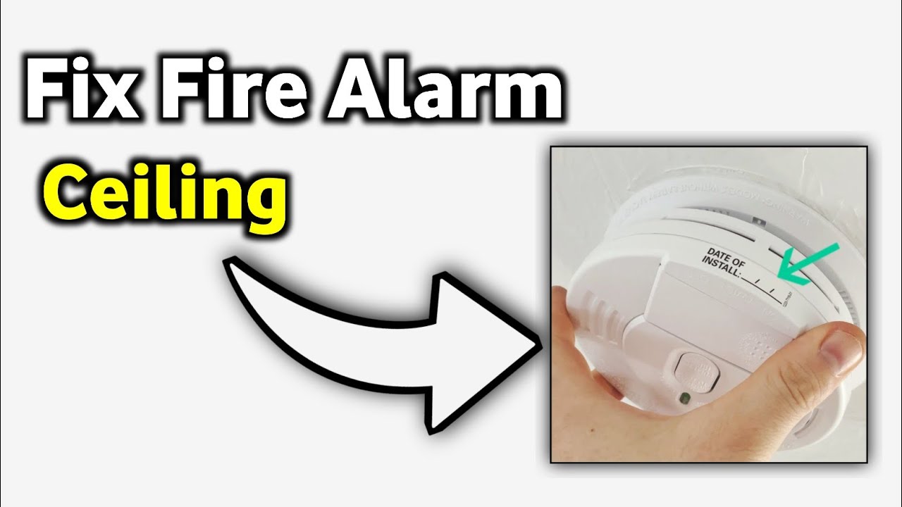 How to Fix Fire Alarm to Ceiling | Easy Mounting & Installation Guide ...