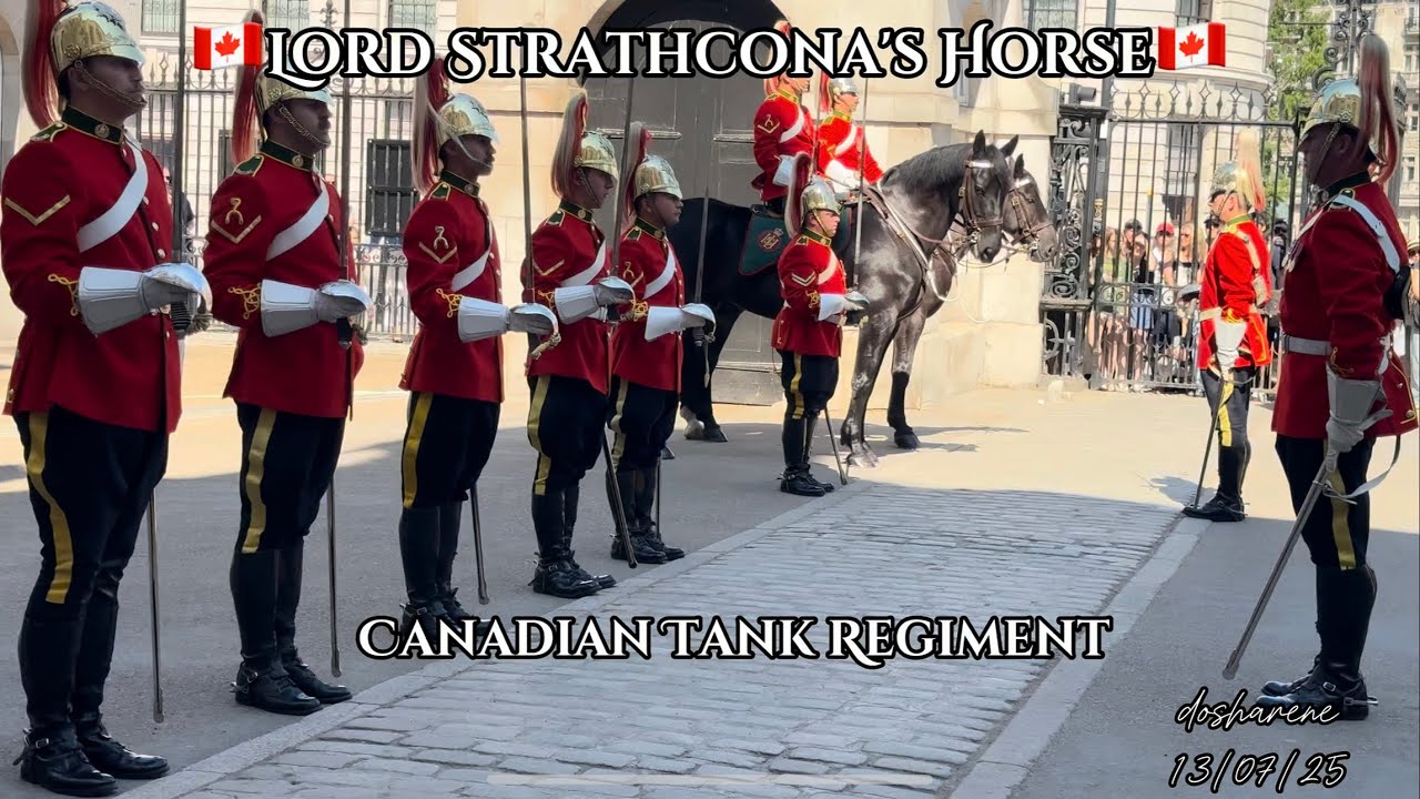 Lord Strathcona's Horse 🇨🇦 Canadian Tank Regiment— 4 o’clock Inspection ...