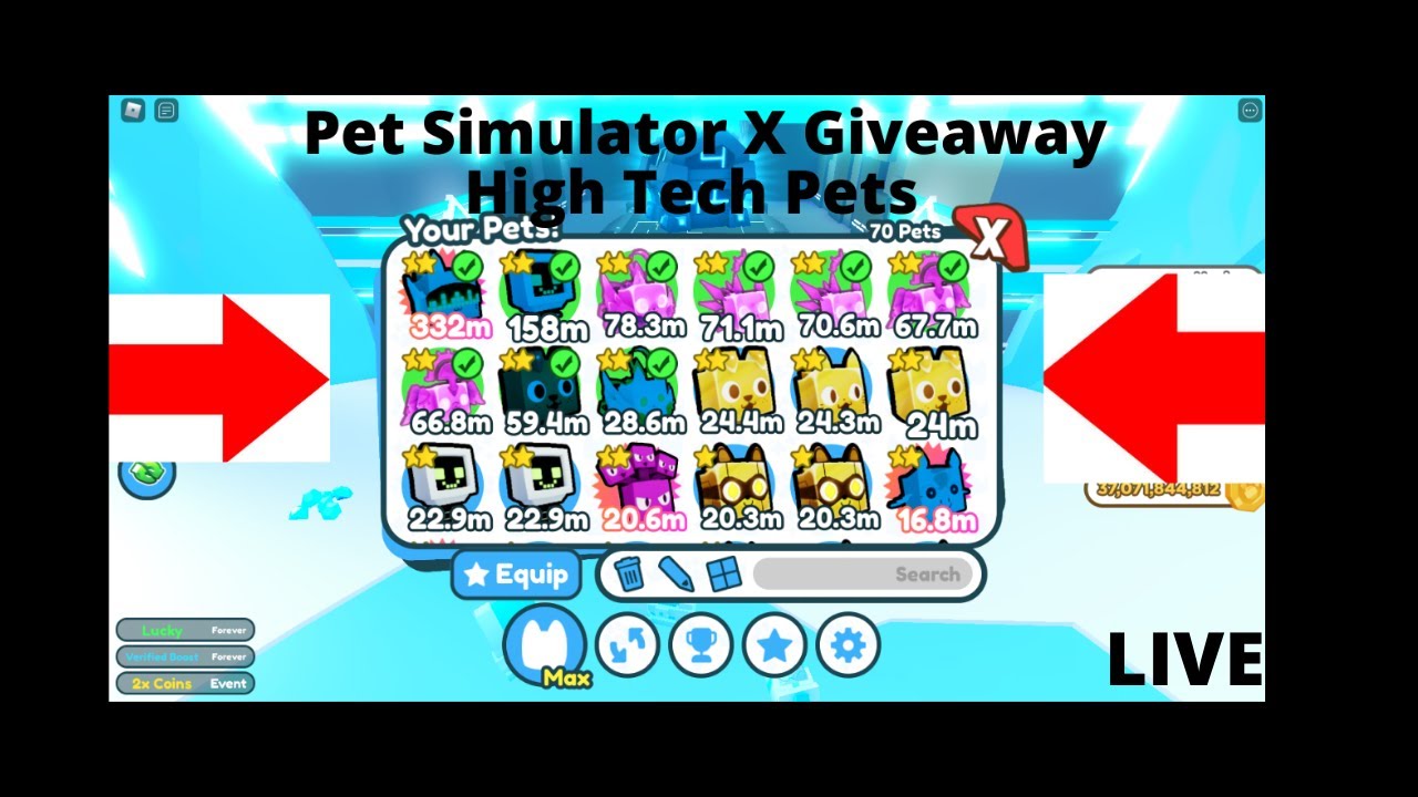☄️SPACE! Pet Simulator X Giving Away Pets To Subs!| Roblox - YouTube