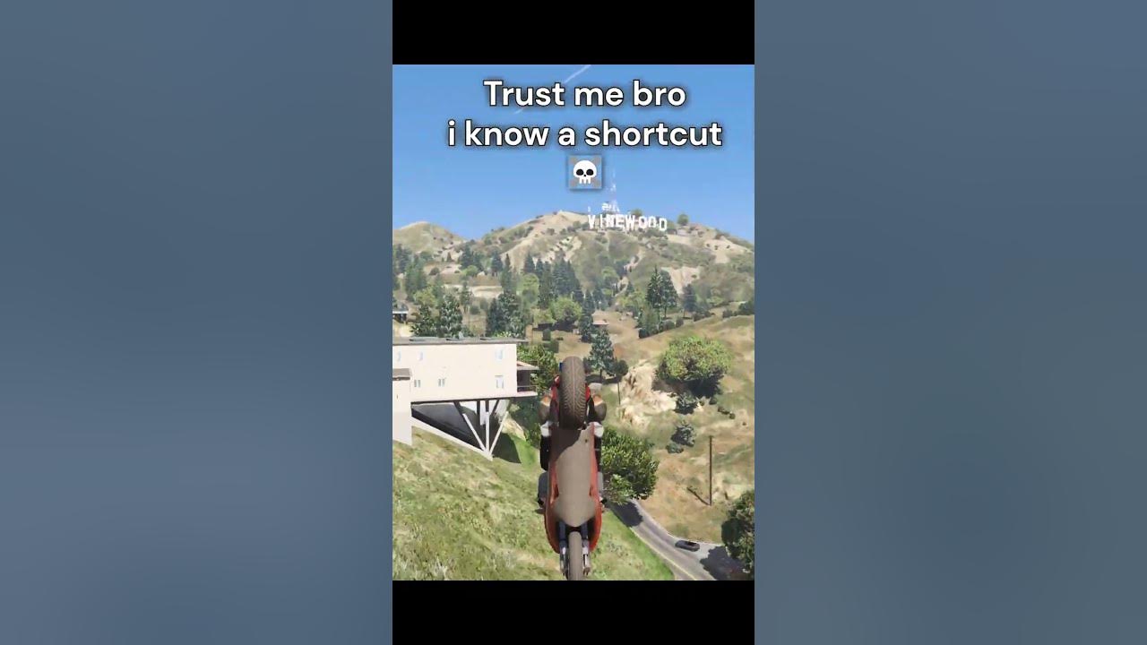 Trust Me Bro I Know a Shortcut☠️| GTA 5 Bike Stunt - YouTube