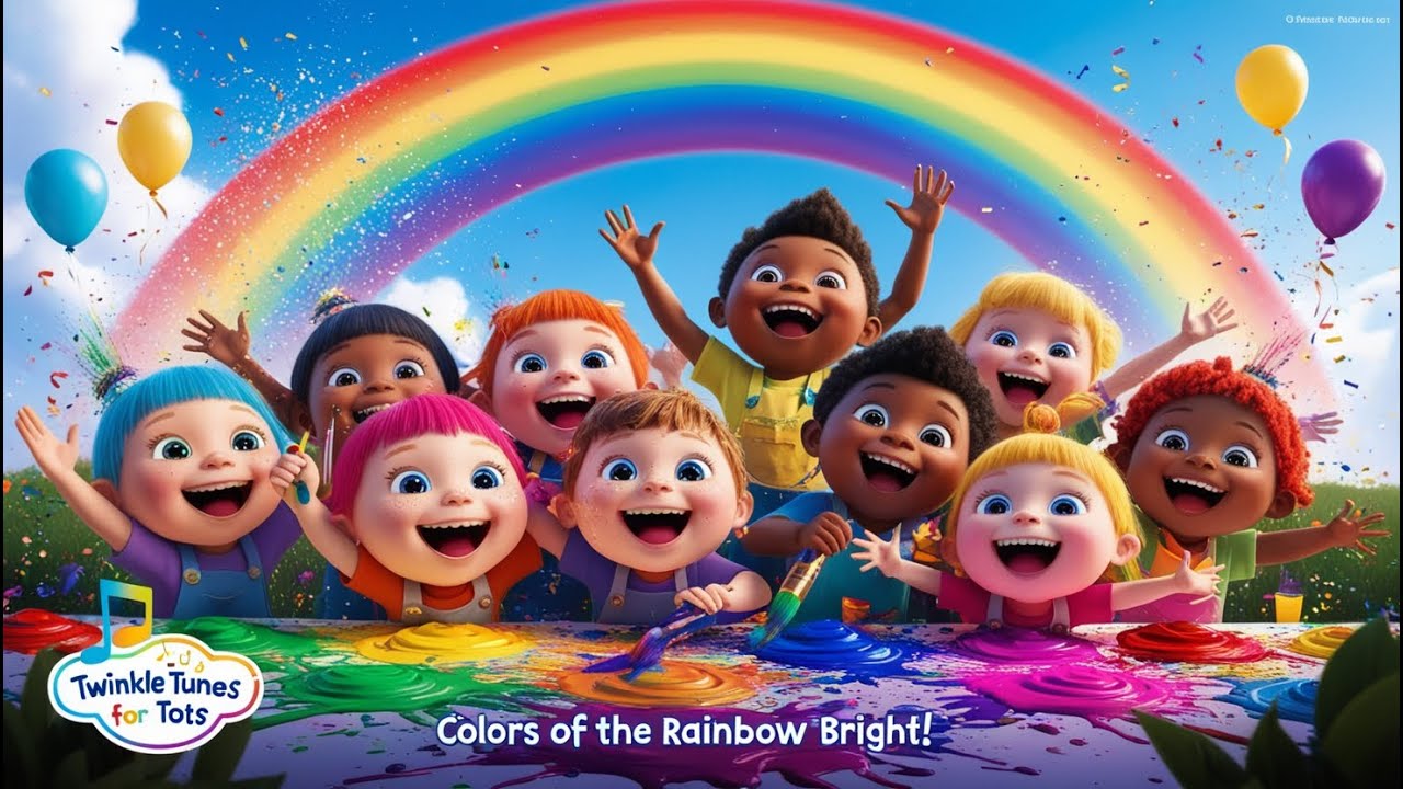 Colors of the Rainbow Bright! | Kids Educational Rhyme Song | Twinkle ...