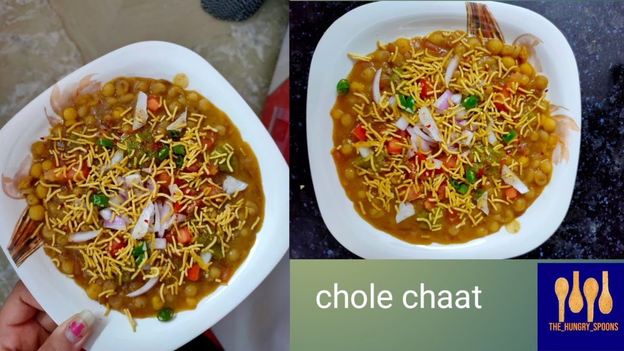 Chole chaat recipe | tasty chaat at home | chana chaat | the hungry ...