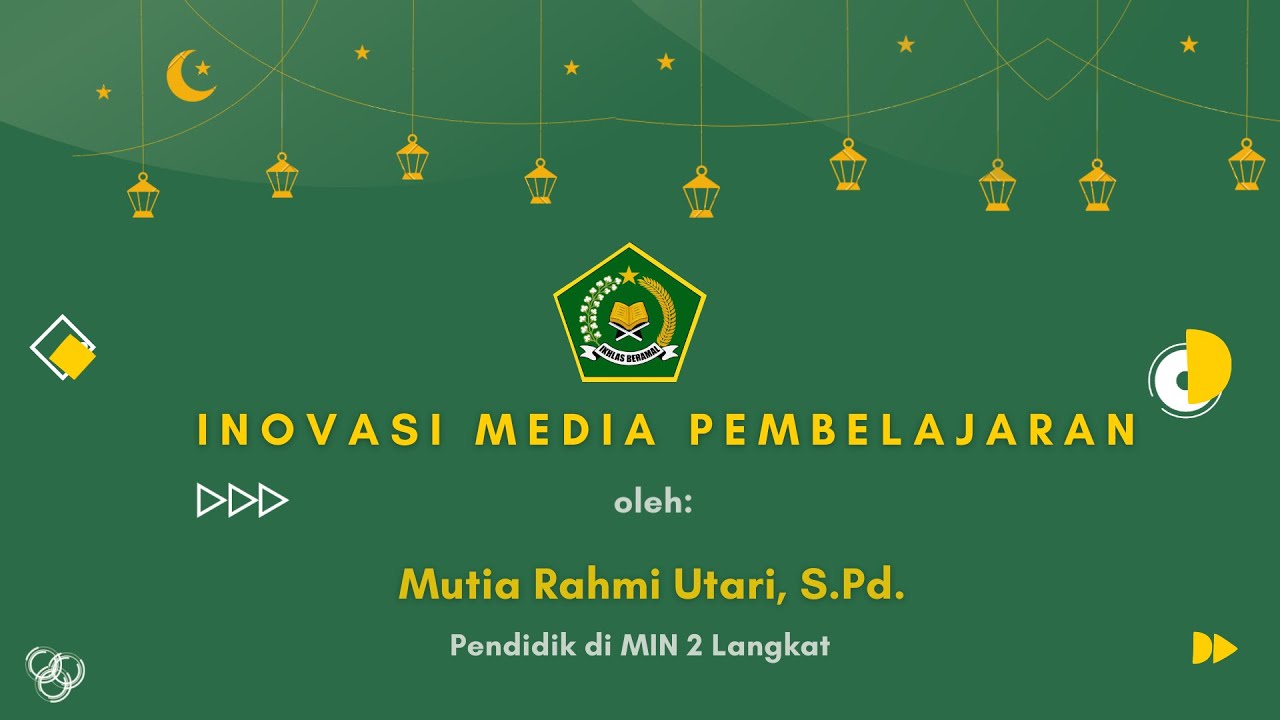 Inovasi Media Pembelajaran oleh Mutia Rahmi Utari - MIN 2 Langkat - YouTube