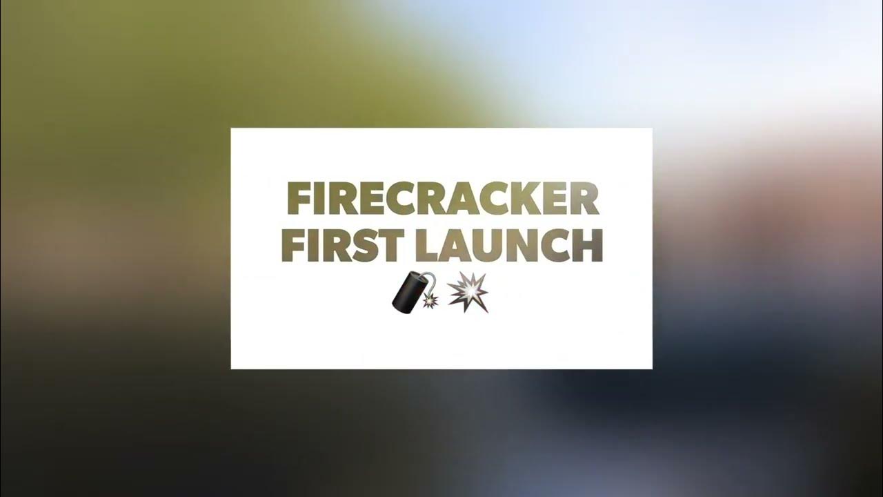 Firecracker First Launch 08Sep2023 - YouTube