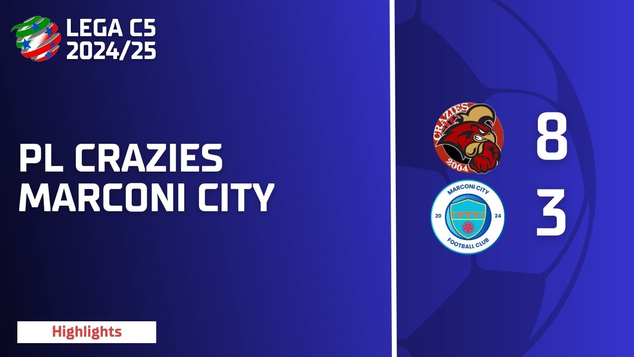 Pizza Luigi Crazies vs Marconi City | Lega Calcio a 5 - YouTube