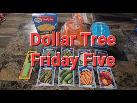 Dollar Tree Friday Five @SassyGalPrepping - YouTube