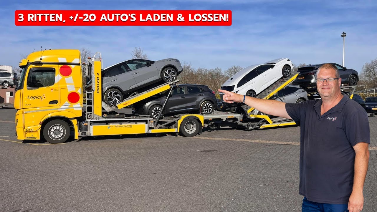 3 RITTEN, +/-20 AUTO'S LADEN EN LOSSEN IN DUITSLAND & BELGIË - VLOG 136 ...