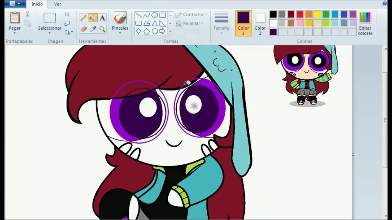 my new style - SpeedPaint [PPG] - YouTube