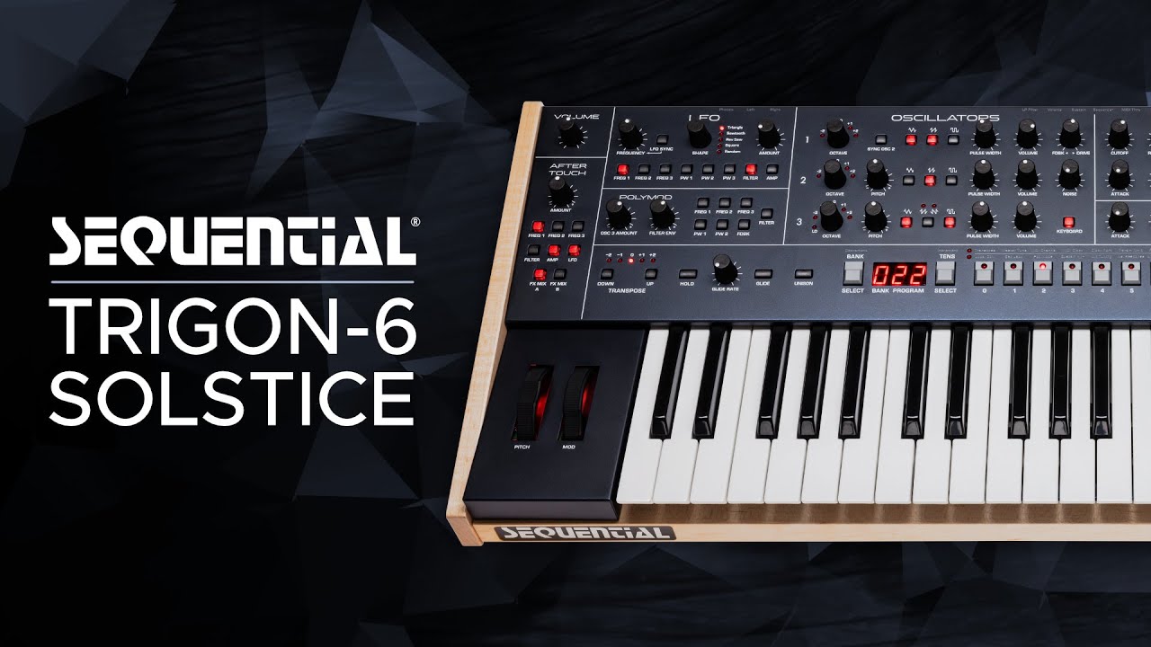 Sequential Trigon-6 Demo (no talking): Presets for Ambient, Electronica ...