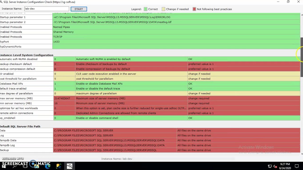How to check SQL Server configuration - YouTube