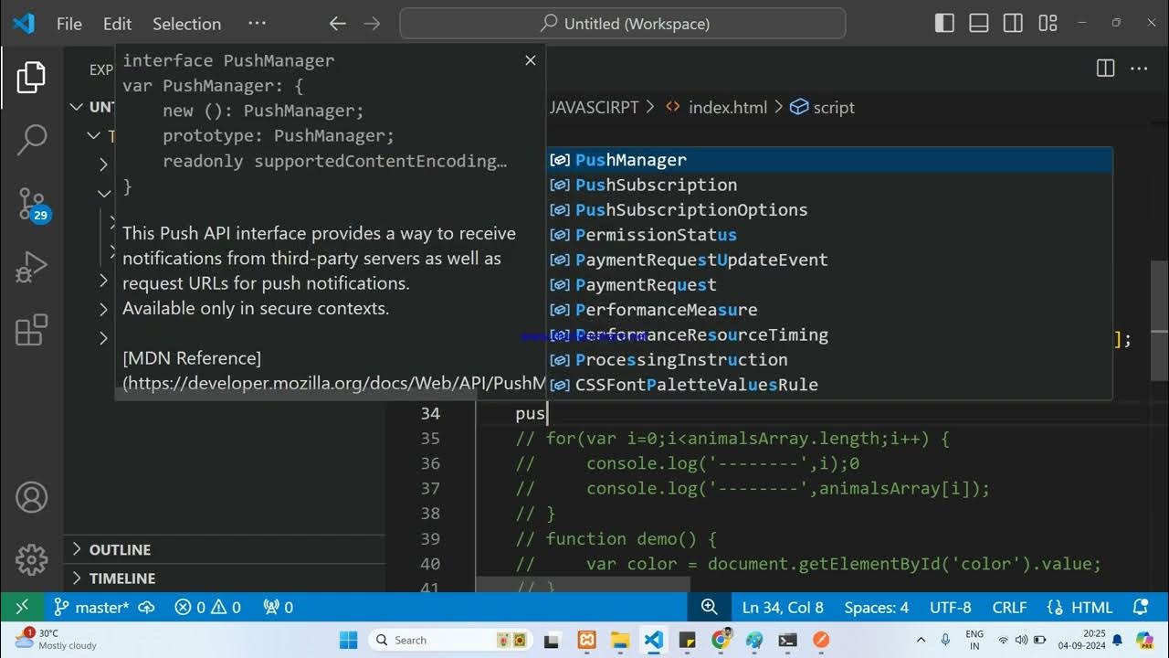 JavaScript array simple conditional checking task - YouTube