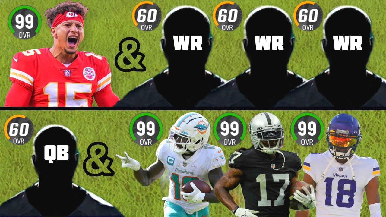 An ELITE QB With Trash WR's OR ELITE WR's With A Trash QB? Madden 24 ...