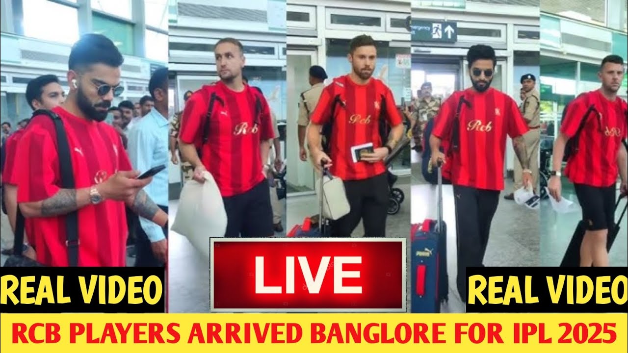 IPL 2025-All Players of RCB Including Virat & P Salt Arrived At ...