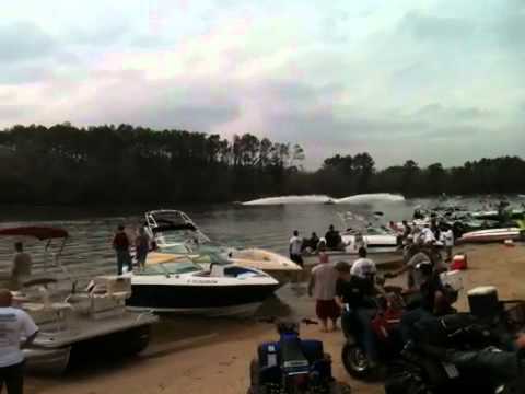 Jet boat drag racing - YouTube
