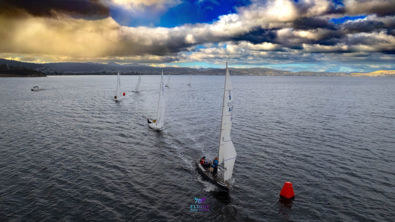 Day 2 of the International Dragon Class Tasmanian Championships. - YouTube