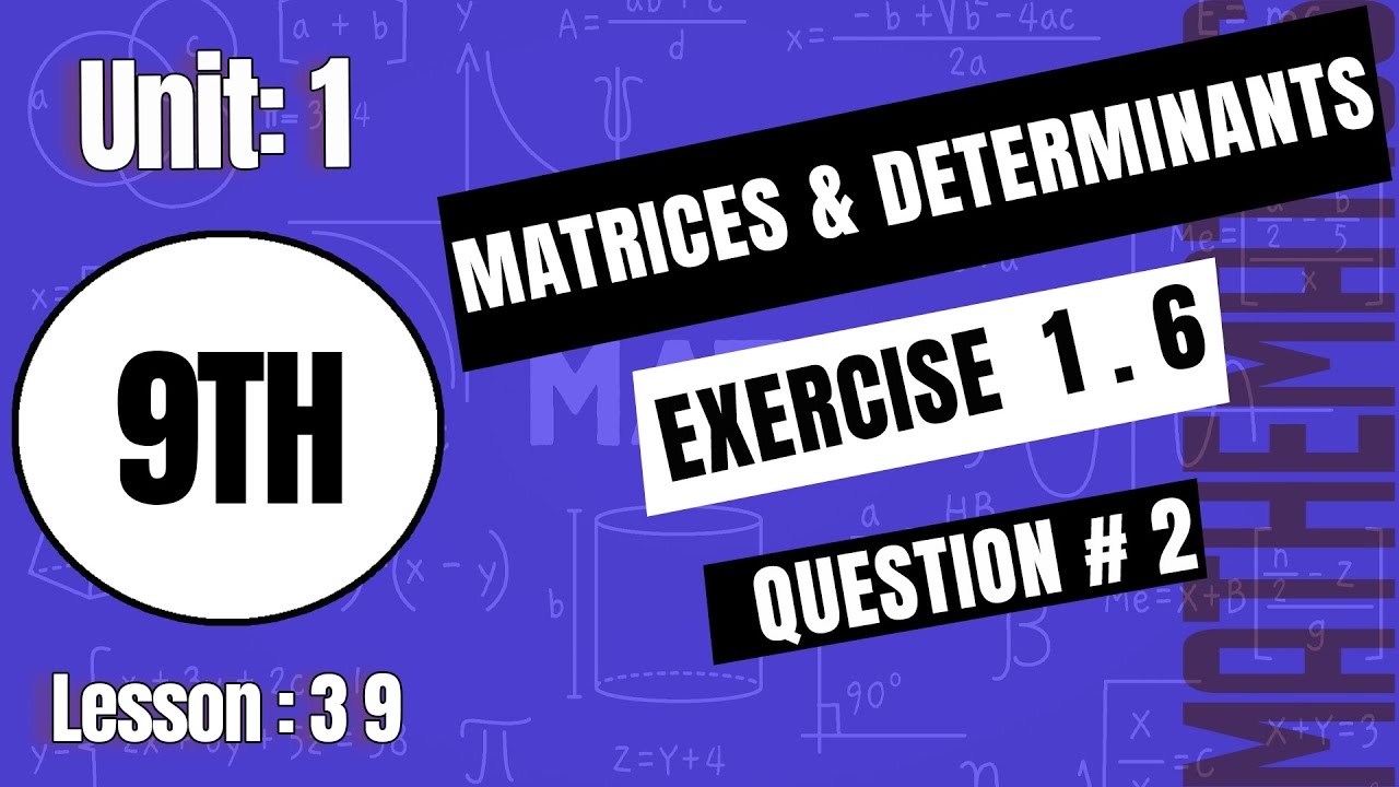 Mathematics(Class 9) Exercise# 1.6(Question 2) | Lesson 39 #math # ...