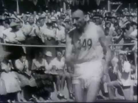 BE&CG - Vancouver, Jim Peters, August 7th 1954 - excerpts - YouTube